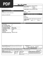 Saia LTL Freight Bill of Lading Form | PDF | Cargo | Bill Of Lading