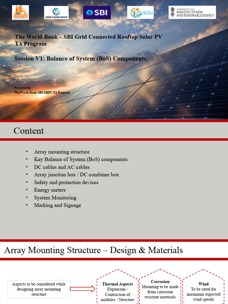 Key Components of Solar PV Systems | PDF | Electrical Connector | Ac ...