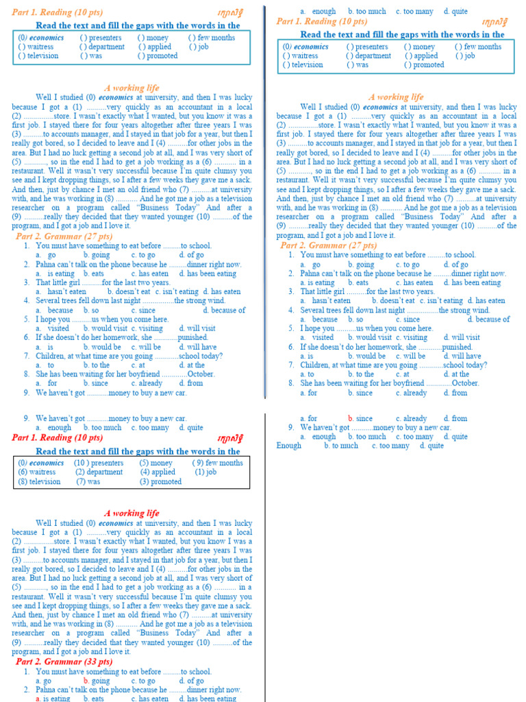 A Working Life | PDF | Language Arts & Discipline