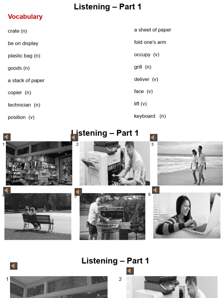 ESL Listening Practice | PDF
