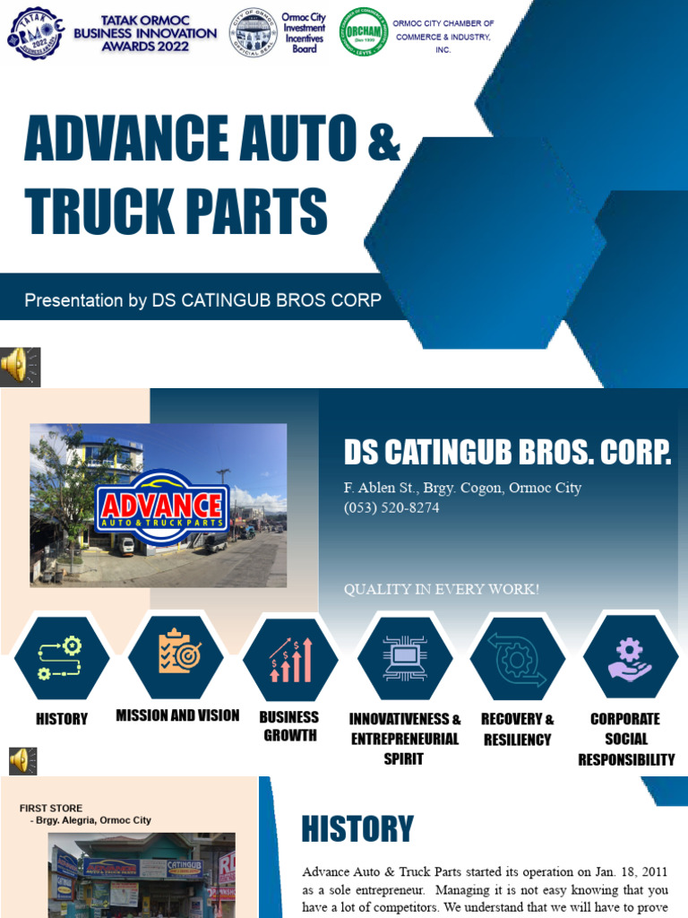 Advance Auto & Truck Parts - Business Profile - Final | PDF | Customer ...
