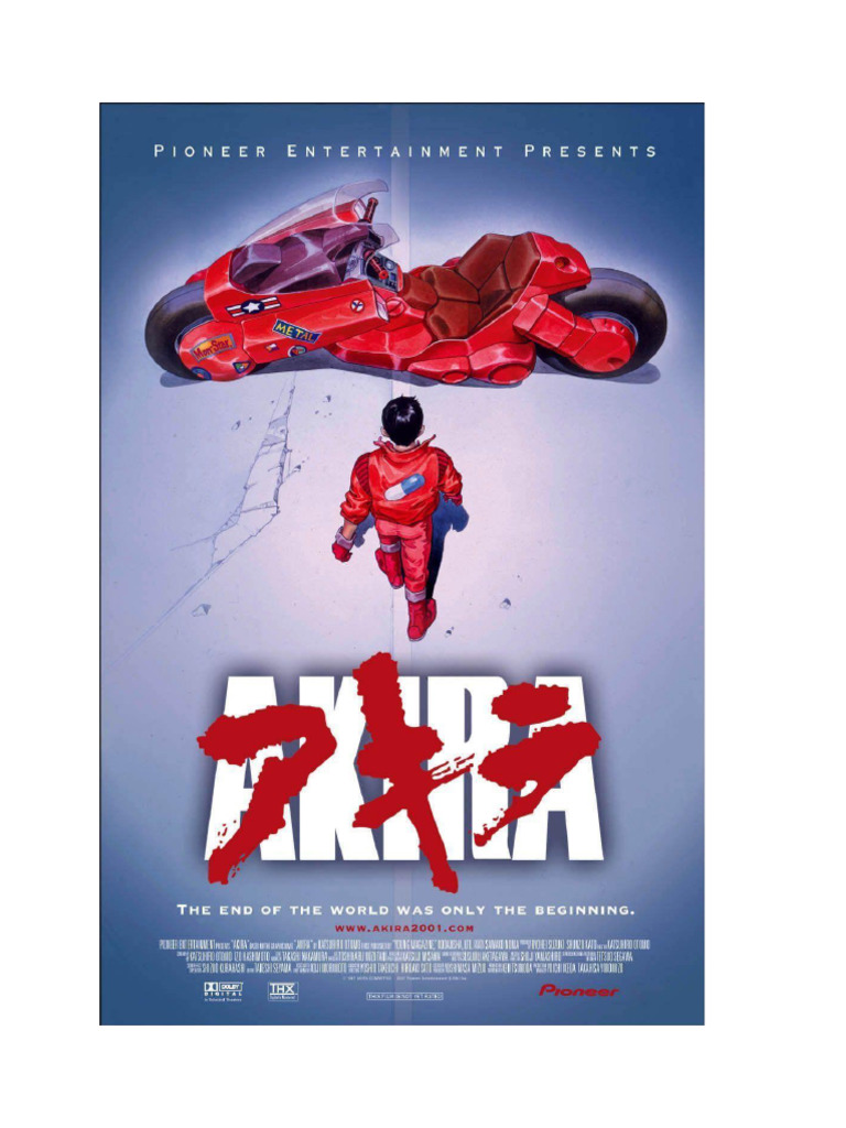 Akira - Akira 1988 Movie Poster | PDF