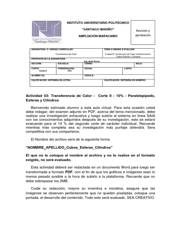 1ra Actividad 2do Corte | PDF | Aislamiento térmico | Tubería (transporte de fluidos)