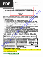 WAEC Geography Past Questions Guide | PDF