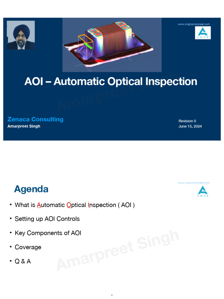 AOI - Automatic Optical Inspection: Zenaca Consulting | PDF | Printed ...