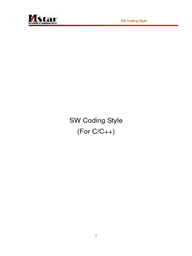 Supernova2 Coding Style | PDF | Pointer (Computer Programming ...