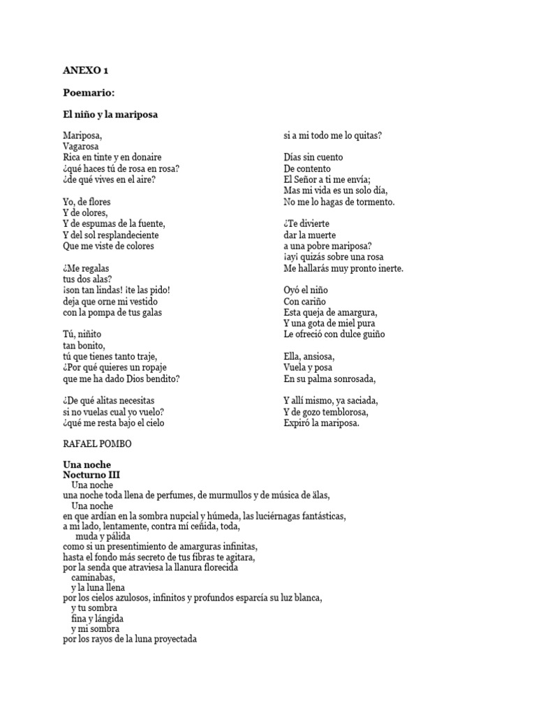 Poemario | PDF | Amor