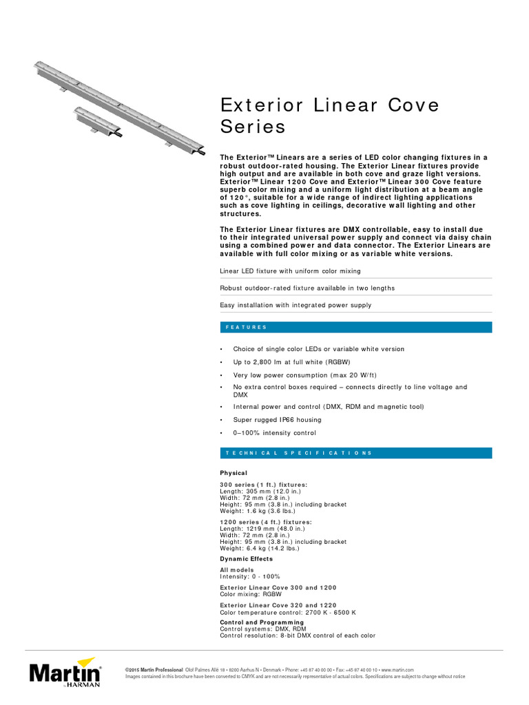 Exterior Linear Cove Series | PDF | Power Supply | Electrical Engineering