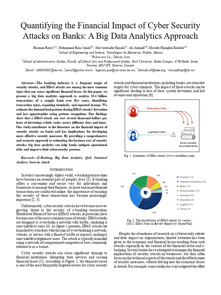 Quantifying The Financial Impact of Cyber Security Attacks On Banks: A Big Data Analytics ...