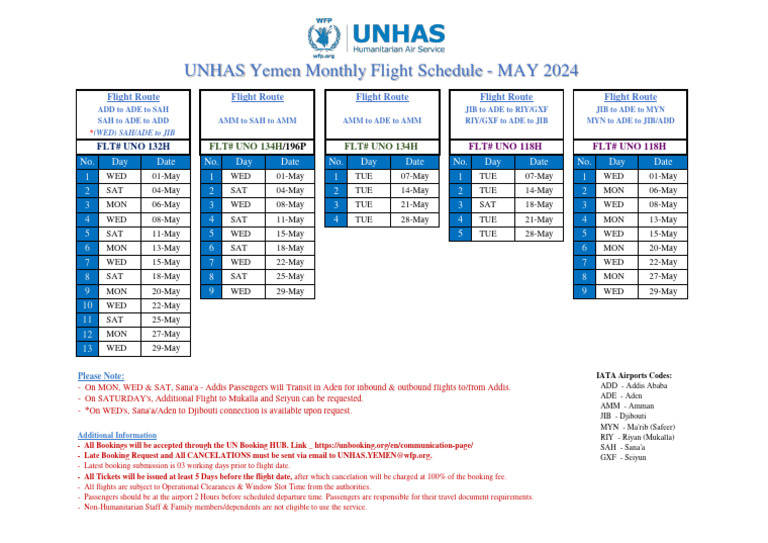 Unhas Flight Schedule May-2024 | PDF | Civil Aviation | Transport