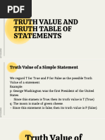 Truth Tables Practice Problems With Answers ChiliMath | PDF | Mathematics | Truth