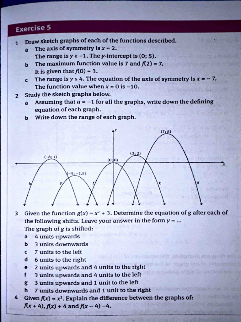Math Exercise Functionss | Download Free PDF | Asymptote | Mathematical Relations