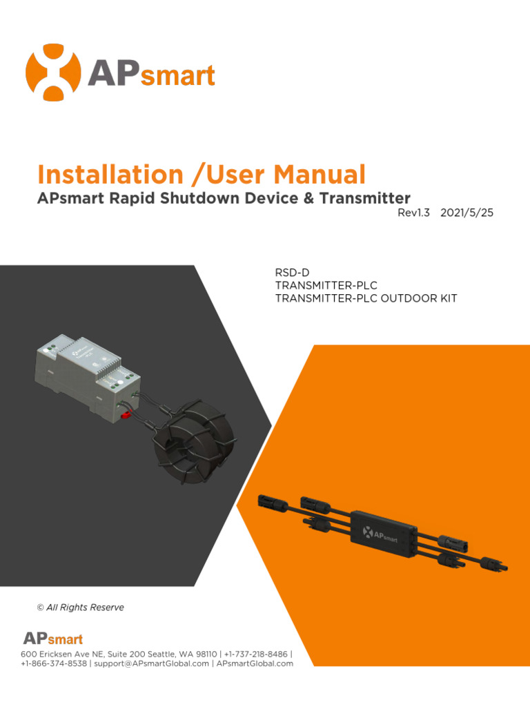 RSD DTransmitter PLC User Manual - Rev1.3 - 2021 5 25 | PDF | Power ...