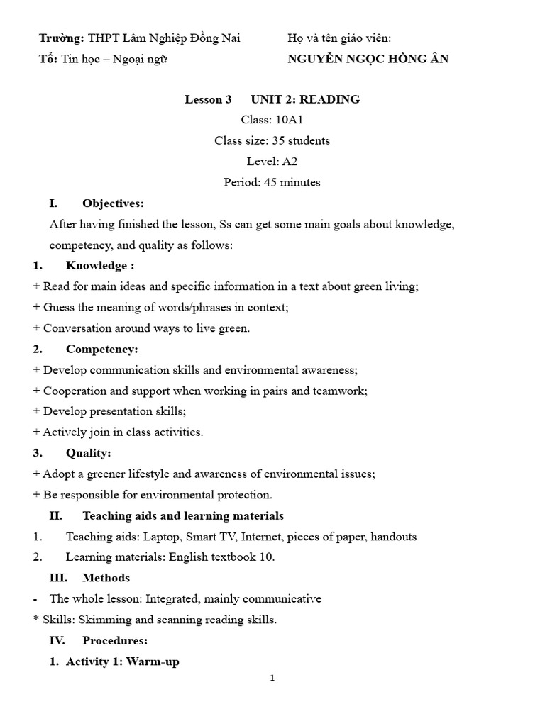 Unit 2_Humans And The Environment_Reading | PDF