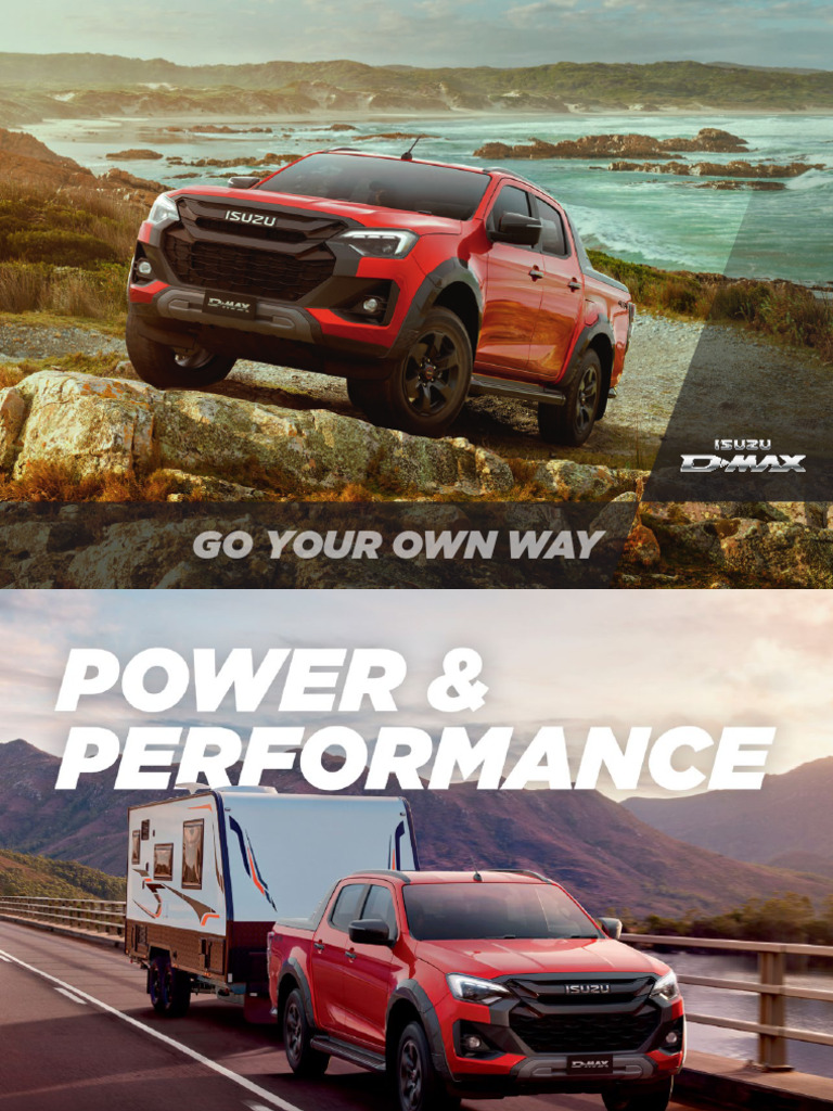 Isuzu D MAX Vehicle Brochure 24MY 1 | PDF | Pickup Truck | Anti Lock ...