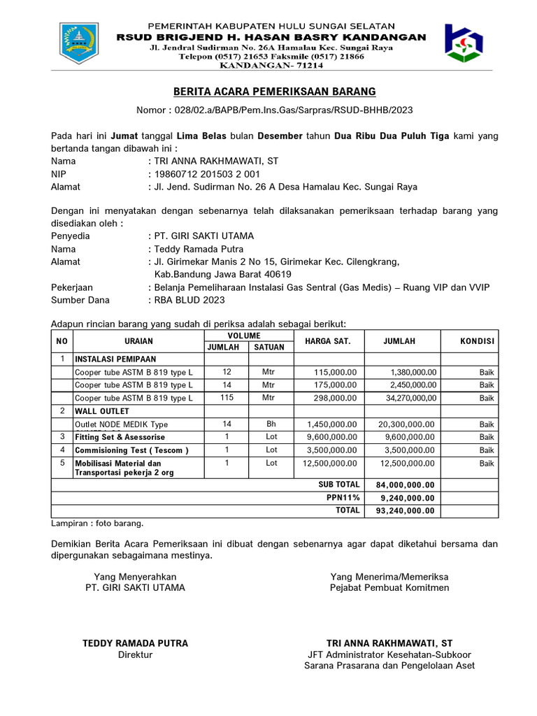 BAST Pem Gas Medis 2 | PDF