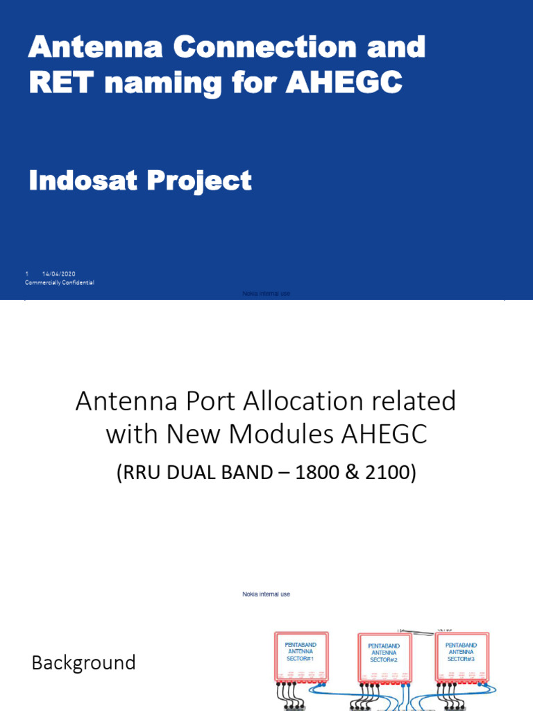 Antenna Connection and RET Naming For AHEGC - v1 | PDF | Radio ...