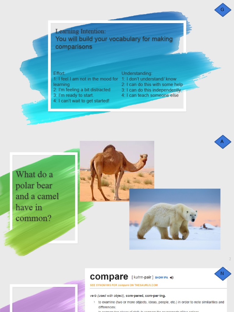 Lesson 11 Comparative Language | PDF | Thought | Vocabulary