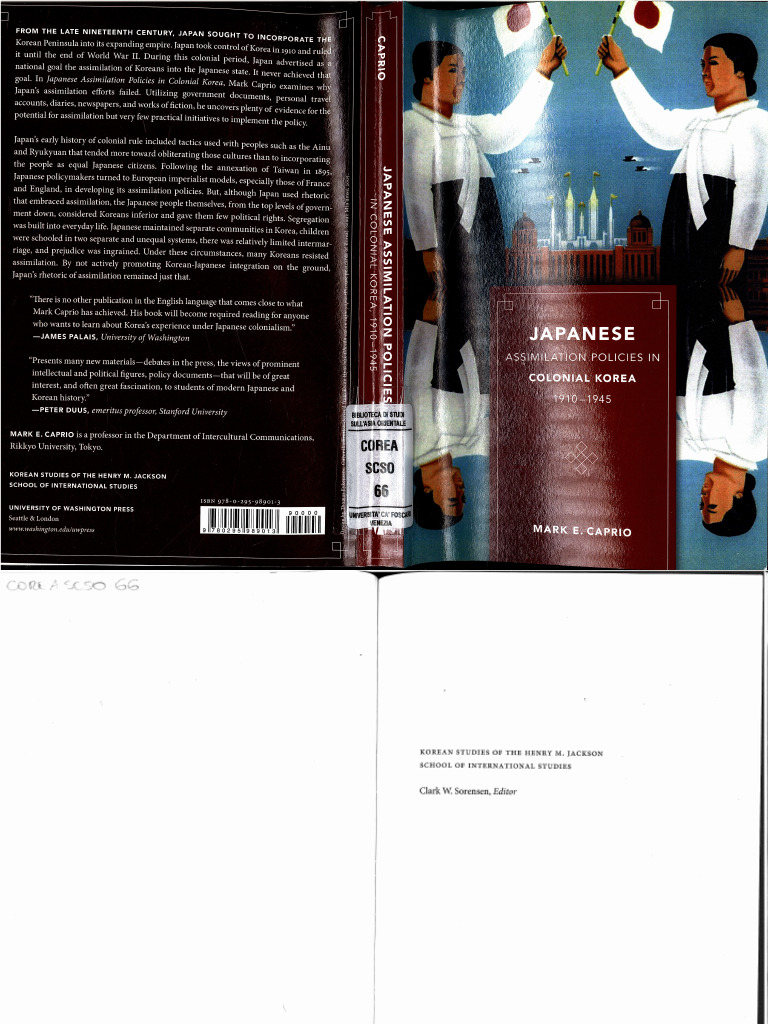 Caprio - Japanese assimilation policies in colonial Korea € 14,90 z | PDF
