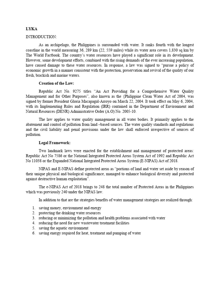 Envi Scripts | PDF | Water Pollution | Water Quality