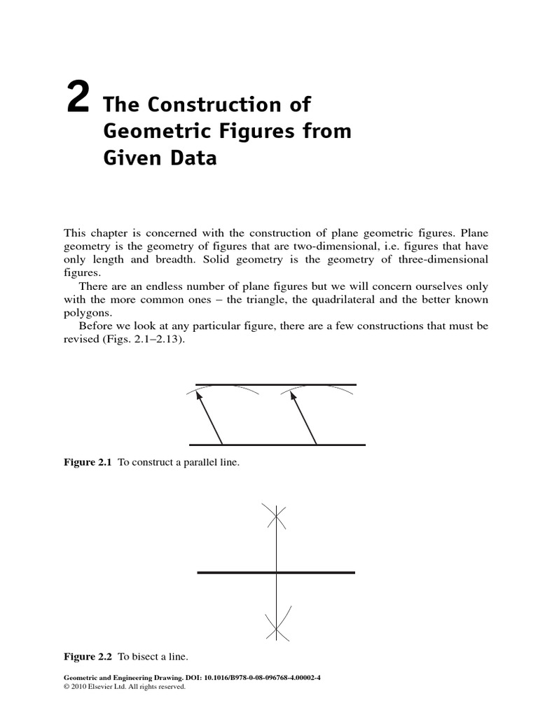 Eng. Drawing - Geometric Constructions | PDF | Shape | Triangle