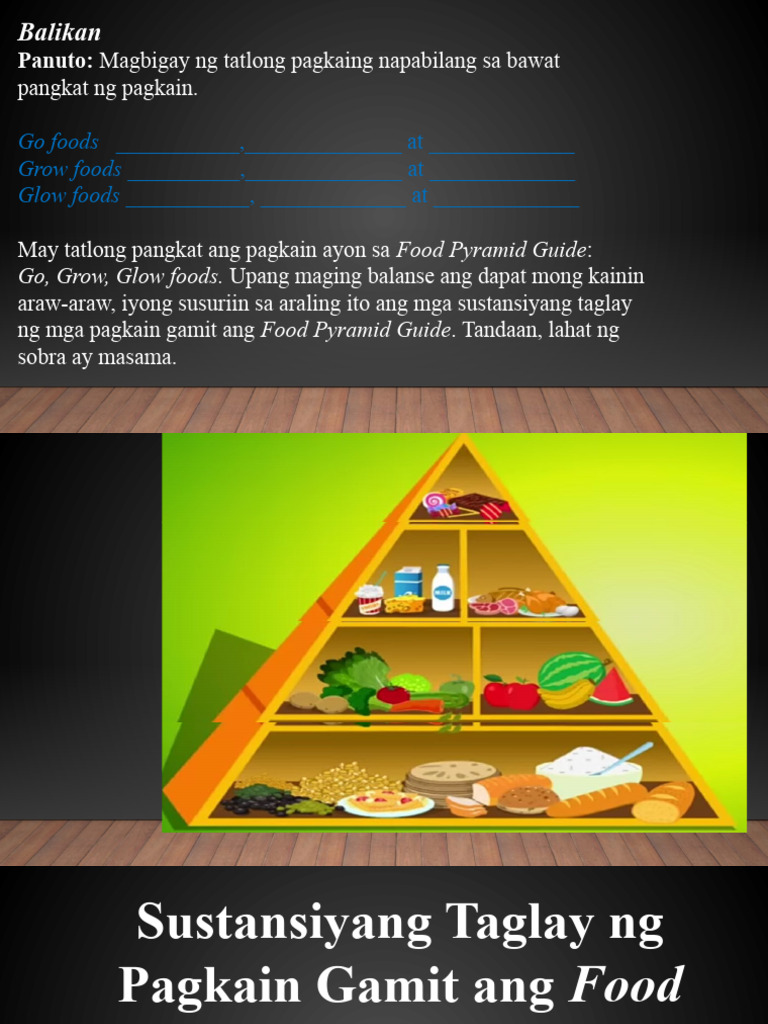 Food Pyramid | PDF