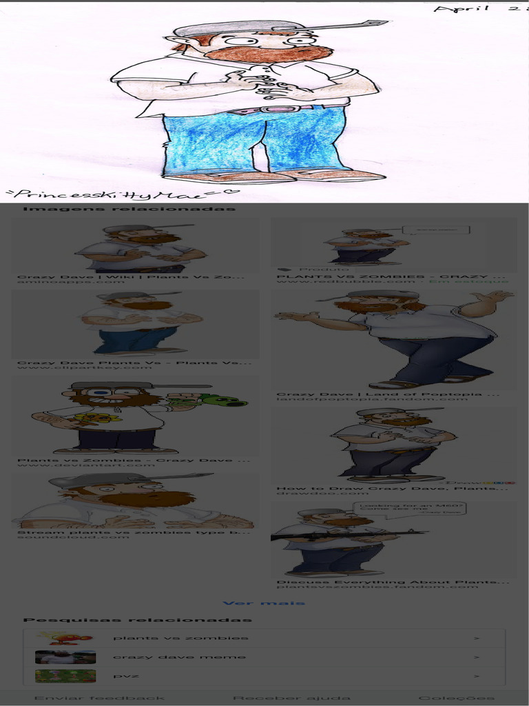 Crazy Dave Drawing Guide | PDF