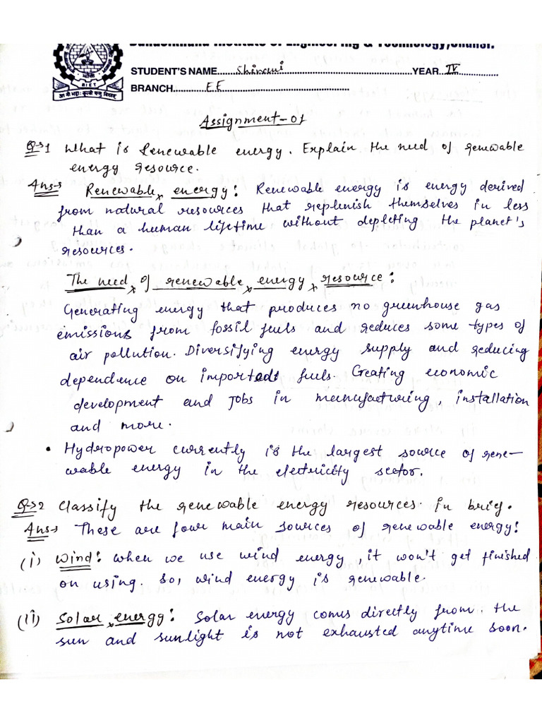 Solar Cell Assignment | PDF