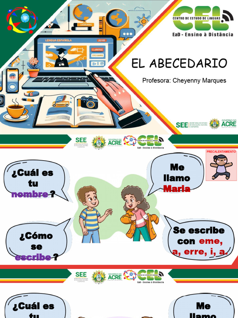 Aprendiendo el Abecedario Español | PDF | Ortografía | Colación