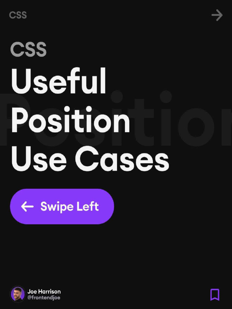 Useful CSS Positioning Use-Cases | PDF