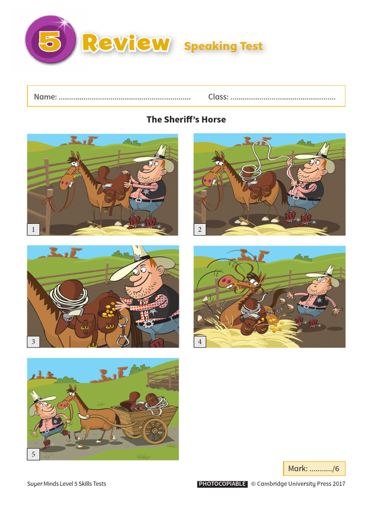 Level 5 - Review Speaking - Units 4,5,6 | PDF