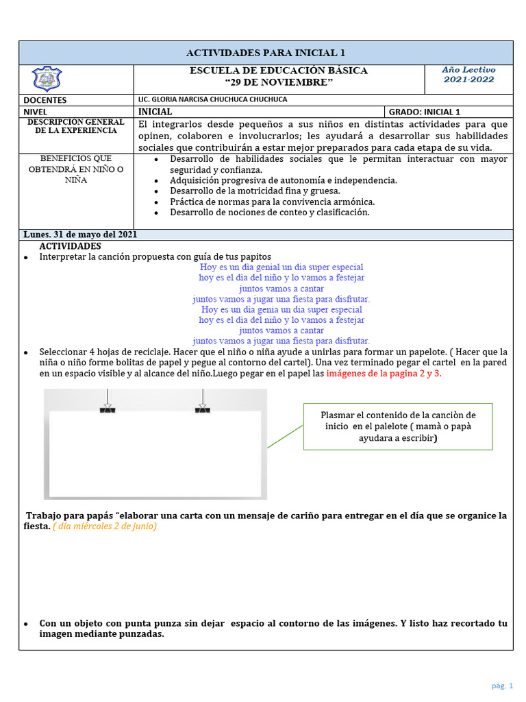 4º Semana Inicial 1 | PDF