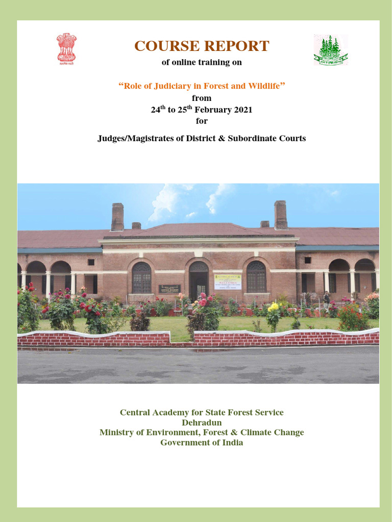 45737doc Courts Report Role Judiciary 24th 25th Feb Dehradun 2021 | PDF ...
