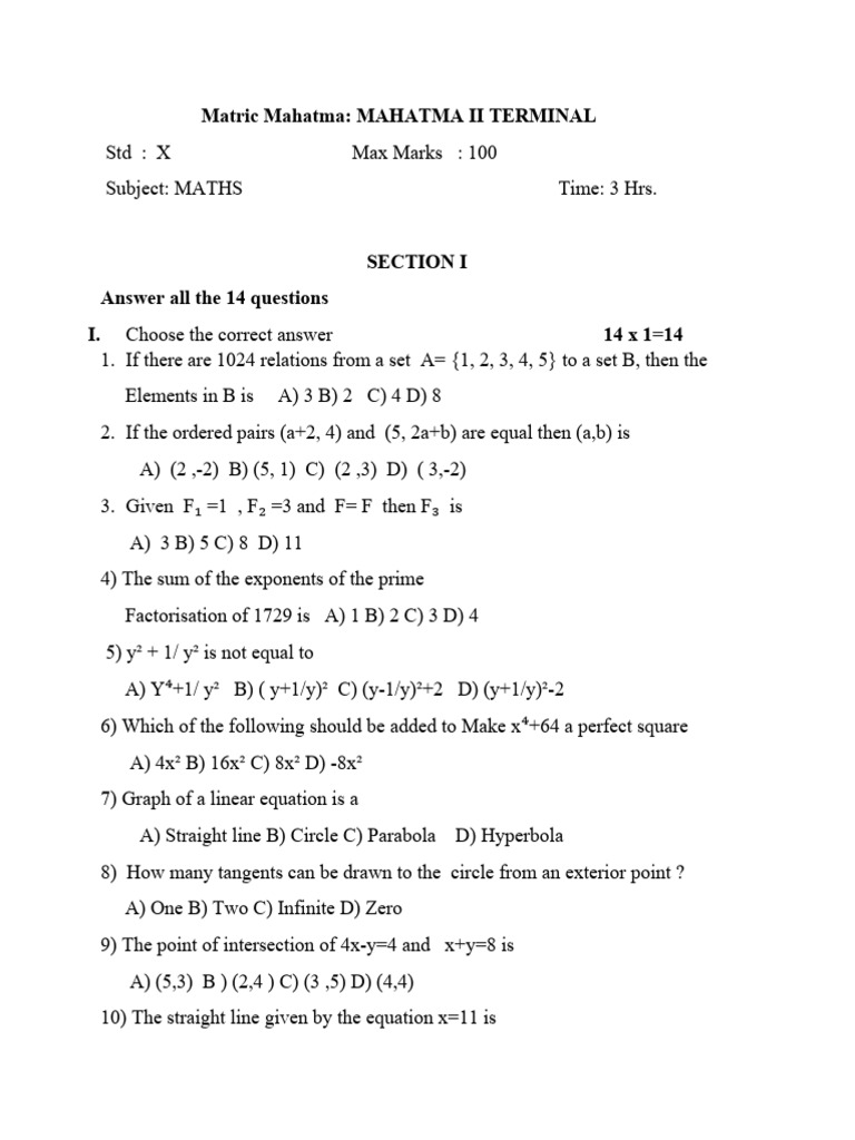 Terminal 2 Exam | PDF | Triangle | Elementary Mathematics