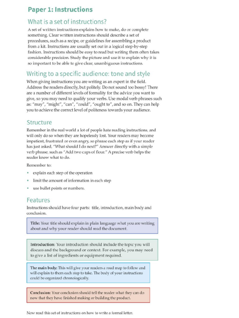 Ib Writing Booklet | PDF