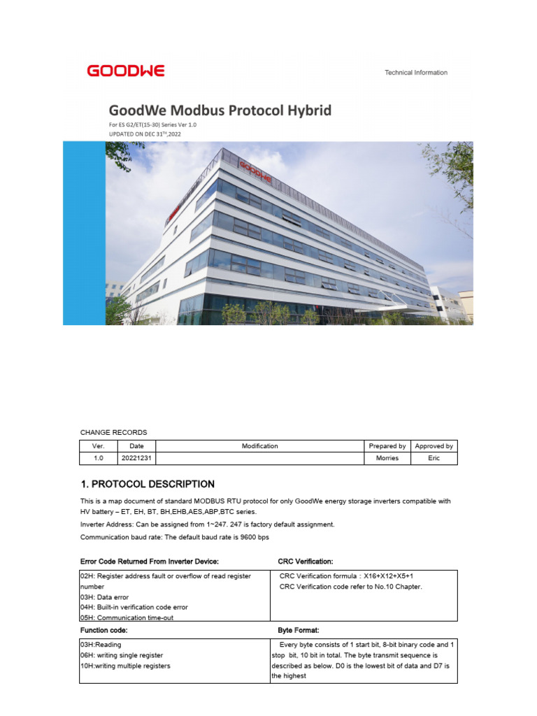 1703579717824-Arm 745 Esg2 Et30 Modbus Protocol Map 20221231 v1 | PDF ...