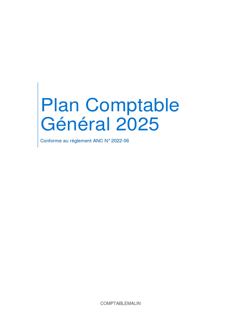 PCG 2025 Francais | PDF | Impôts | Immobilisations
