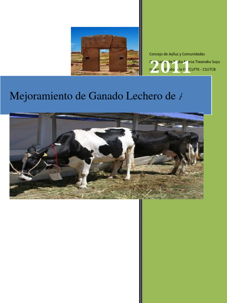 Proyecto de Establos Lecheros | Descargar gratis PDF | Agricultura ...