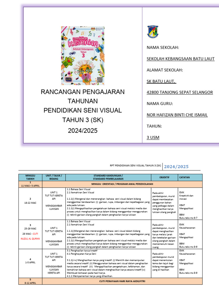 Rpt Psv Tahun 3 2024 2025 Pdf