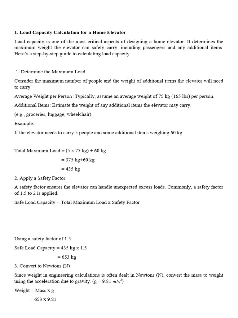 Kaung Si Thu (VI Mech-50) BE Thesis 2 | PDF | Elevator | Beam (Structure)