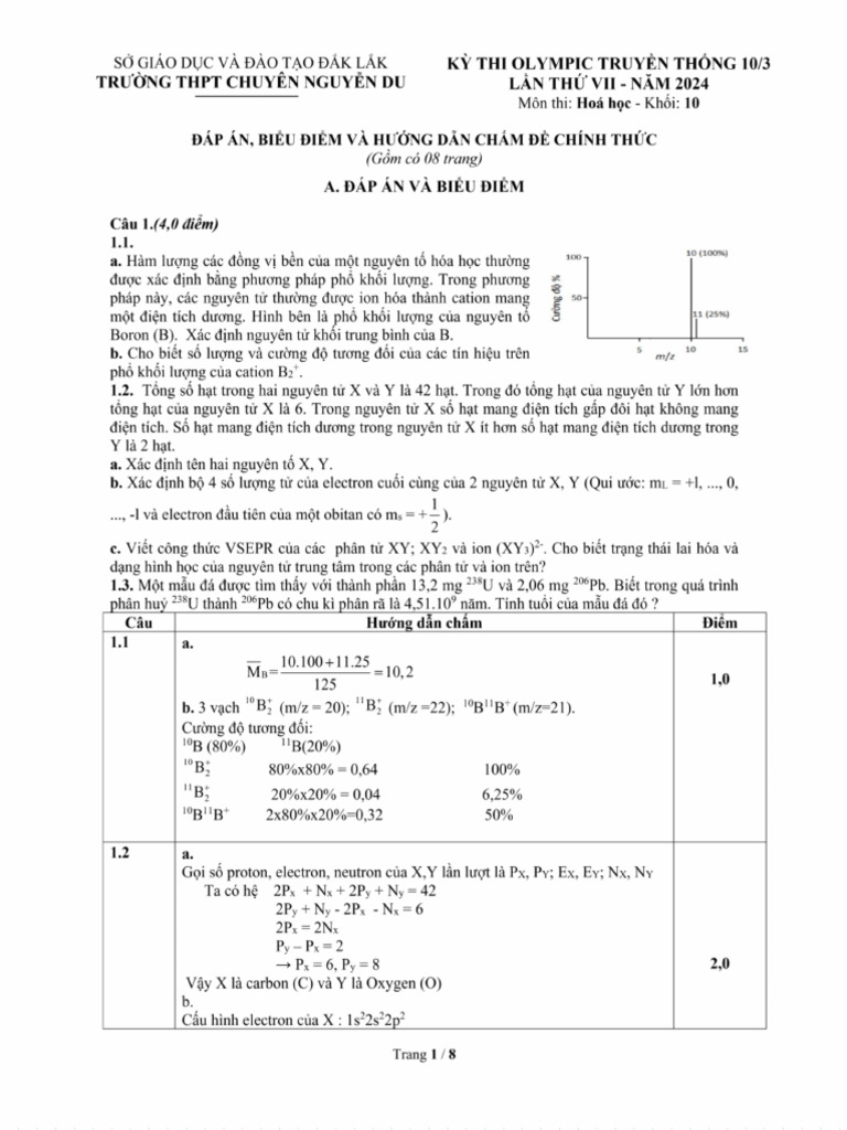 2023-2024 HSG 10 - Olympic Dak Lak 2024 - HDC | PDF