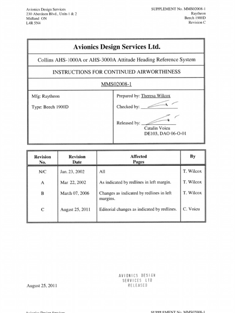 Dual Collins AHC-3000 MMS02008-1 Rev C | PDF