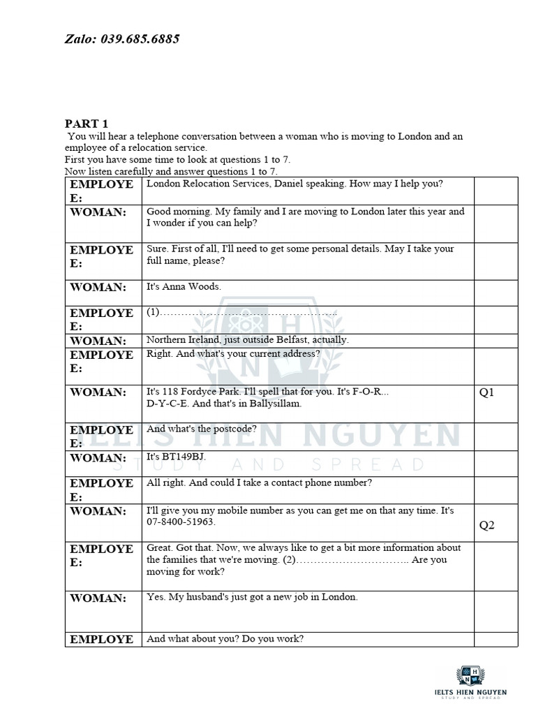Gap Filling - Test 7 | PDF