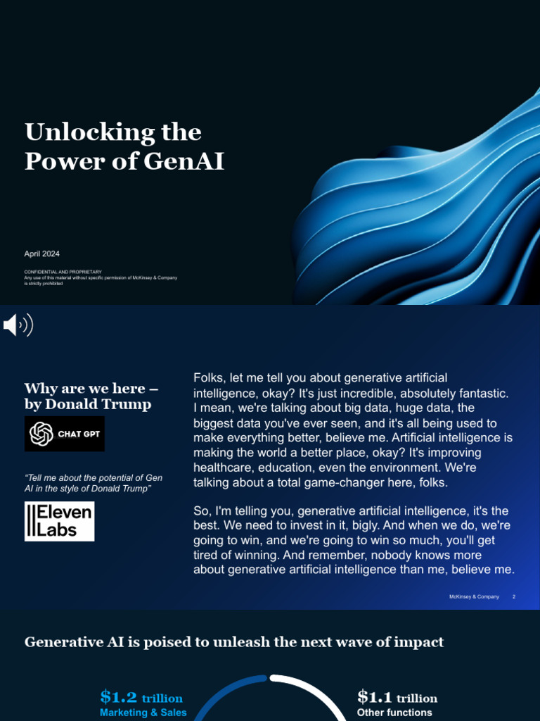 Unlocking The Power of GenAI - McKinsey | PDF | Artificial Intelligence ...
