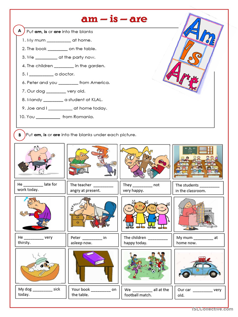 Am, Is or Are | PDF
