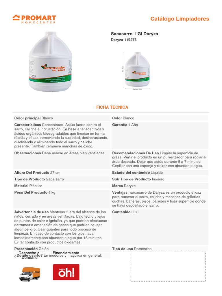 Ficha Tecnica Desengrasante | PDF | Agua