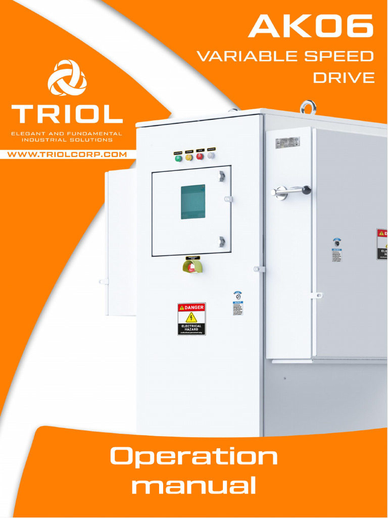 Operation Manual Triol AK06 Line UD CD RD UMKA07 Ver2 | PDF ...