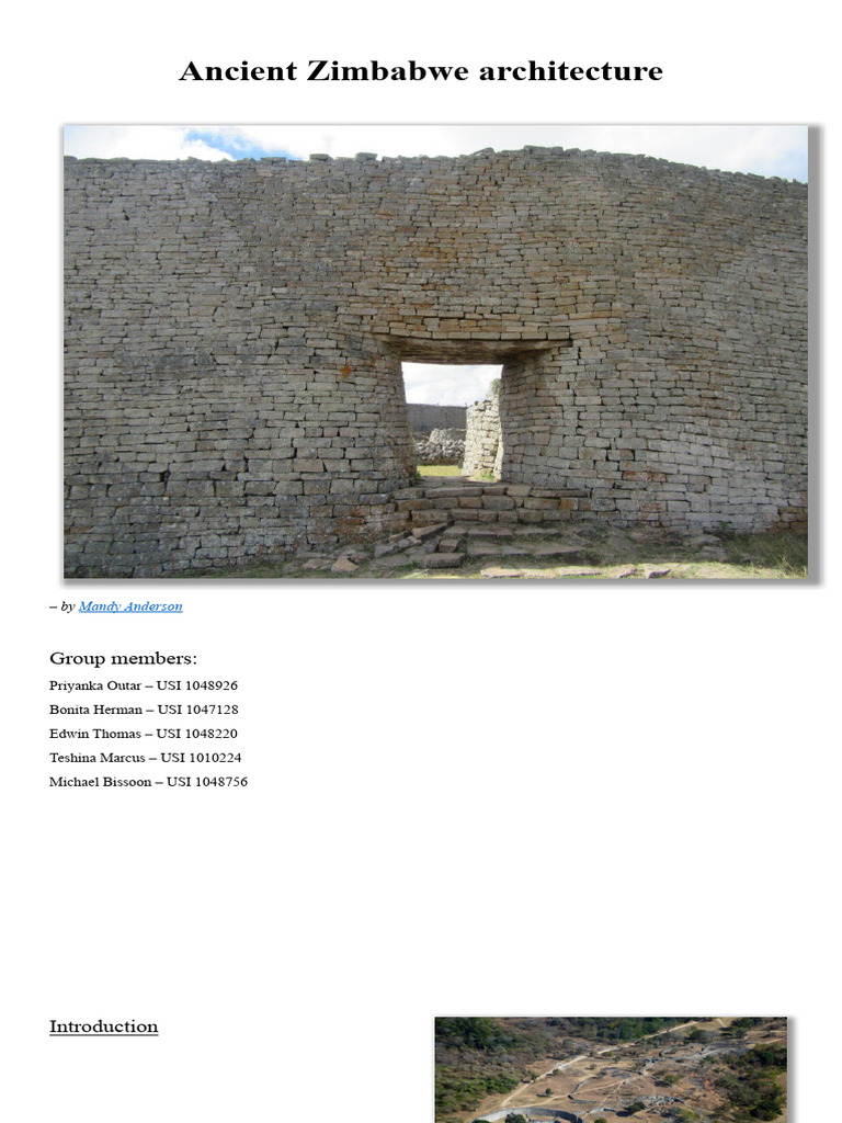 Great Zimbabwe: Architecture and Significance | PDF | Zimbabwe