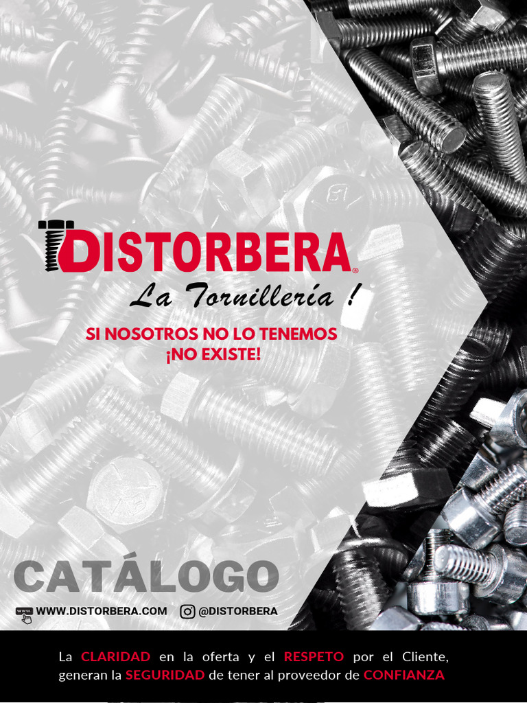 Catalogo General Distorbera | PDF | Tornillo | Tuerca (Hardware)