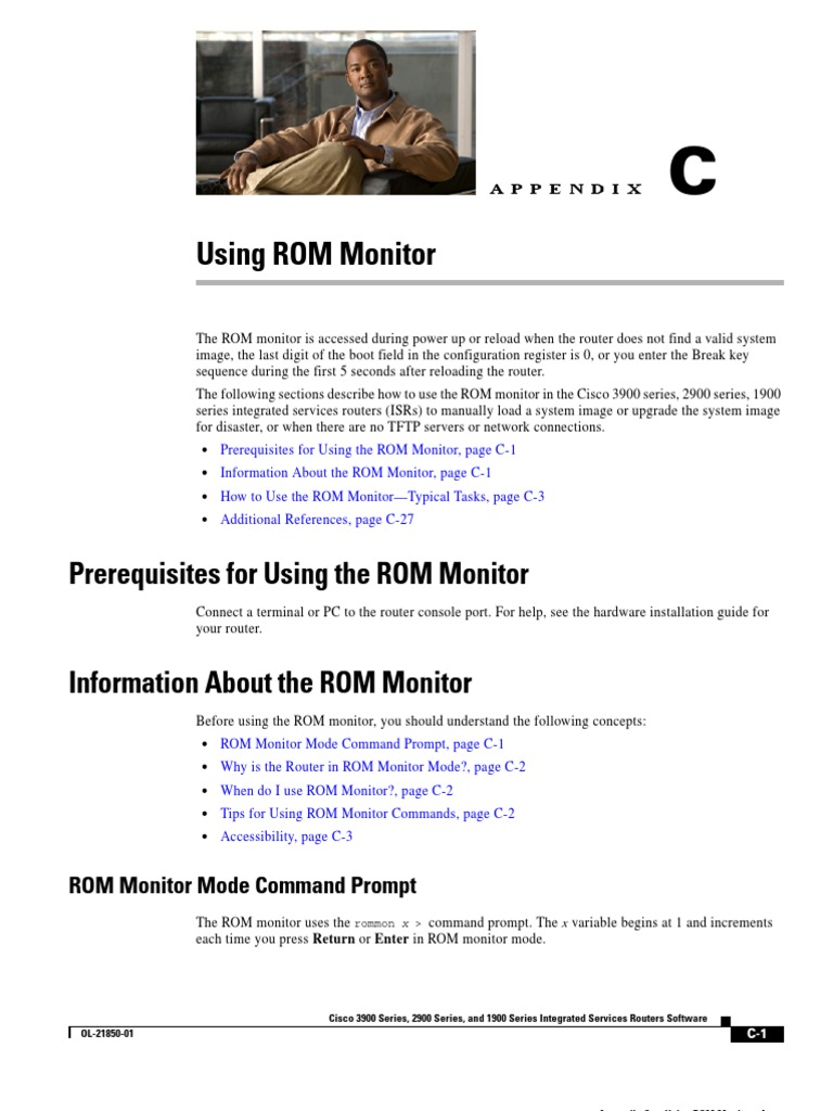 Prerequisites For Using The ROM Monitor | PDF | Booting | Command Line ...